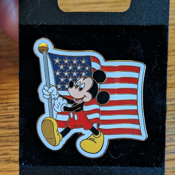Disney | Accessories | Disney Usa Flag Pin | Poshmark